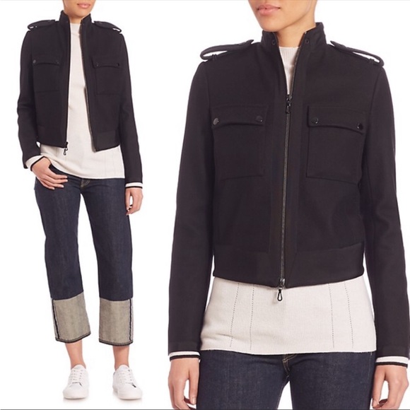 rag & bone | Jackets & Coats | Rag Bone March Military Virgin Wool Crop Jacket | Poshmark